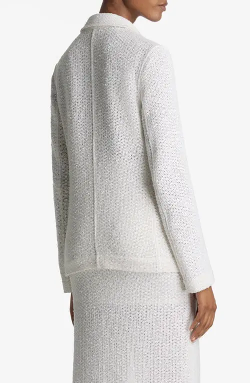St. John Open Stitch Blazer