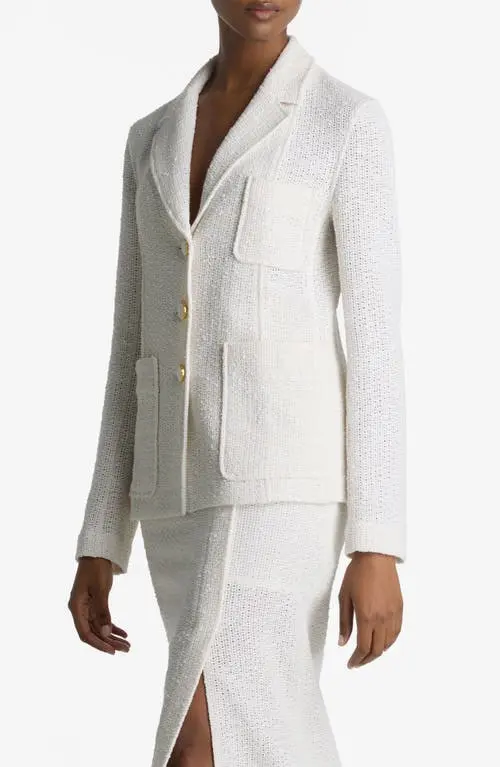 St. John Open Stitch Blazer