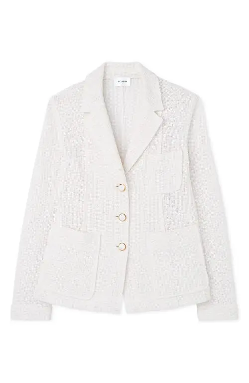 St. John Open Stitch Blazer