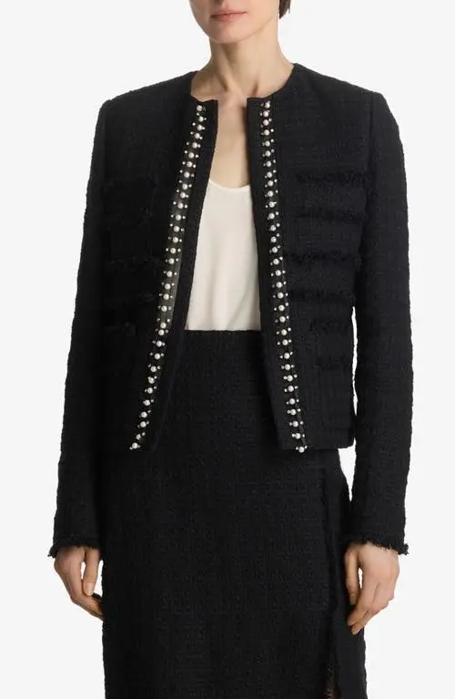St. John Embellished Tweed Jacket