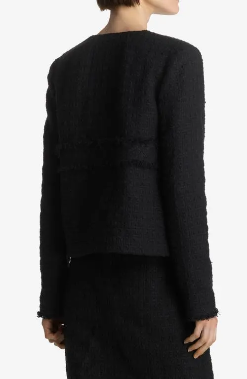 St. John Embellished Tweed Jacket