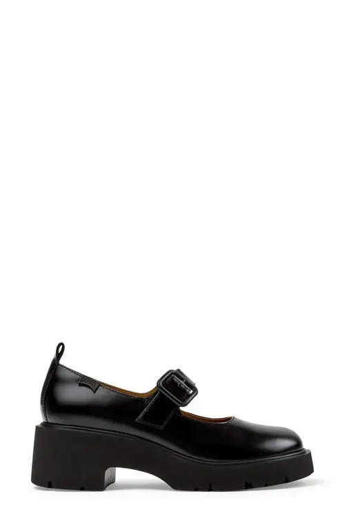 Camper Milah Leather Mary Jane - Black