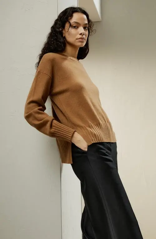 Lilysilk Crew Neck Cashmere Pullover