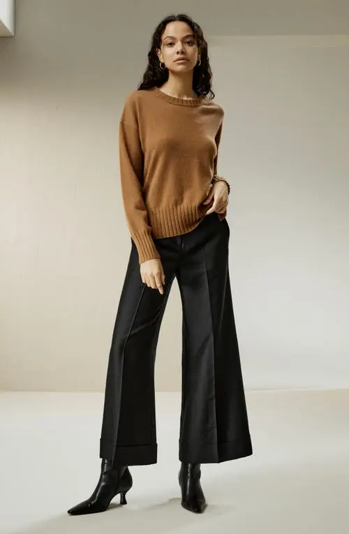 Lilysilk Crew Neck Cashmere Pullover