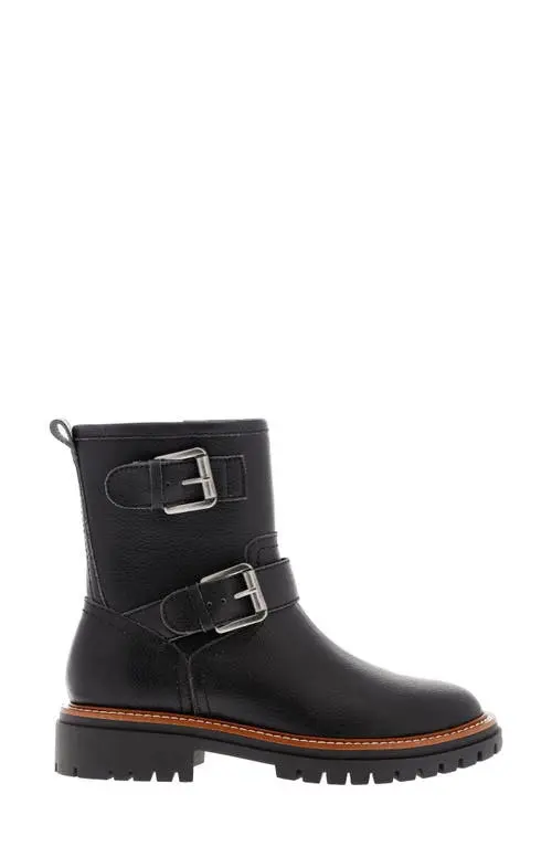 Mia Florence Leather Boots - Black