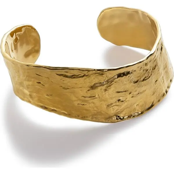 Monica Vinader Capri Cuff Bracelet - 18ct Gold Vermeil