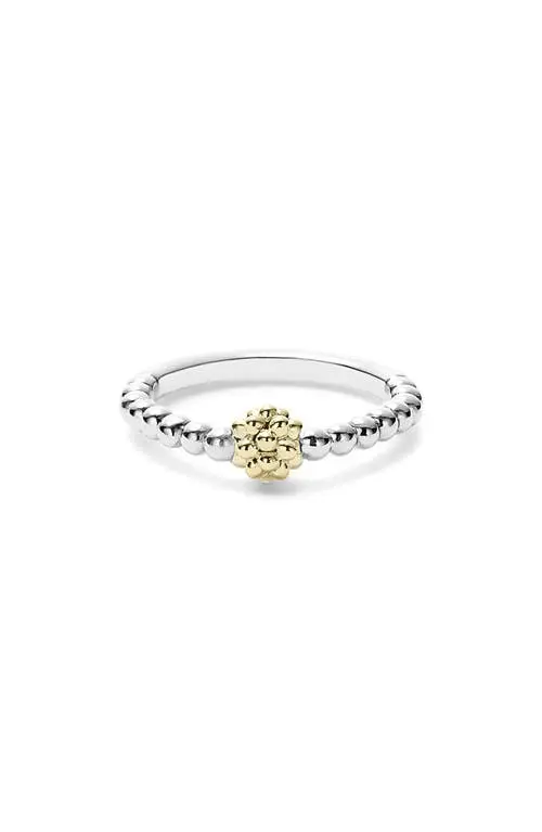 Lagos Caviar Icon Stacking Ring