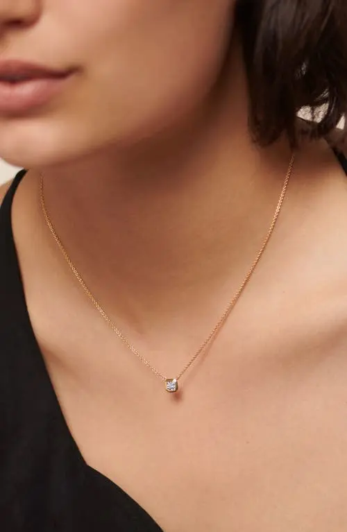 Monica Vinader Lab Created Diamond Pendant Necklace