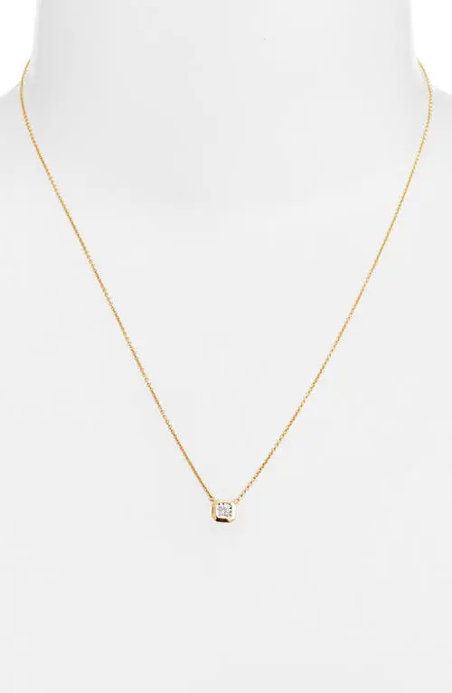 Monica Vinader Lab Created Diamond Pendant Necklace