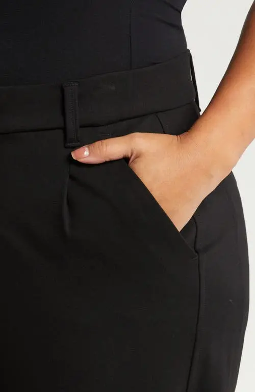 Wit & Wisdom Pleated Ankle Straight Leg Pants