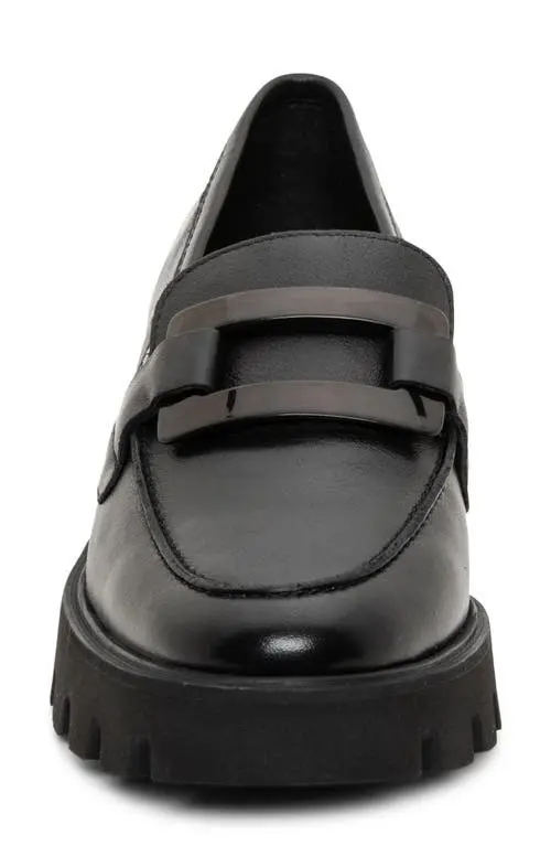 ARA Oleander Platform Loafer - Black