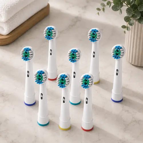 PURSONIC 8-pack Sensitive Brush Heads For Oral-b - Multicolor