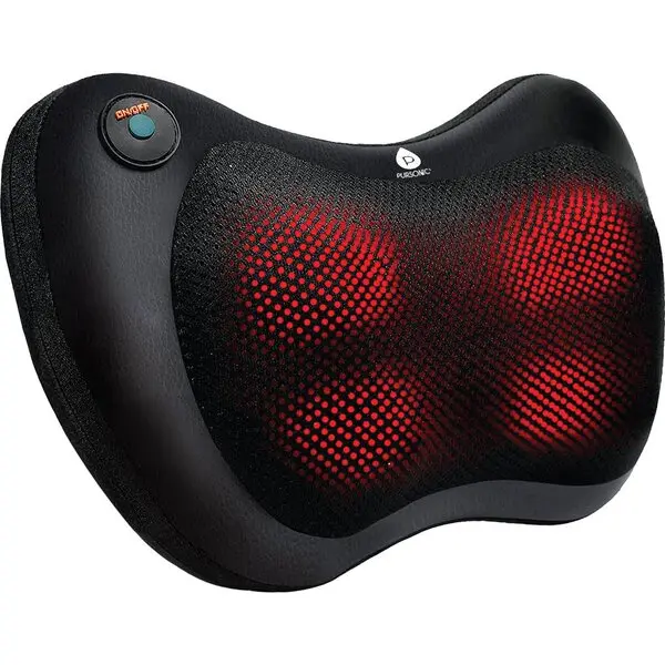 PURSONIC Shiatsu Heating Neck & Back Massager - Black