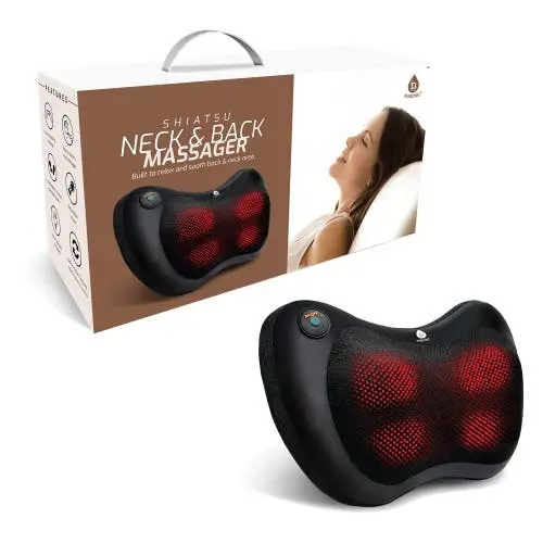 PURSONIC Shiatsu Heating Neck & Back Massager