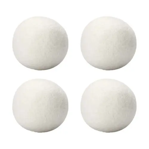 PURSONIC 100% Pure New Zealand Wool Dryer Balls - Light Beige
