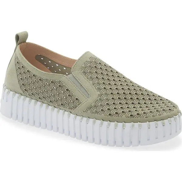 ILSE JACOBSEN Tulip Slip-on Sneakers - Celadon