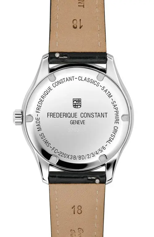 FREDERIQUE CONSTANT Classic Diamond Strap Watch - Silver