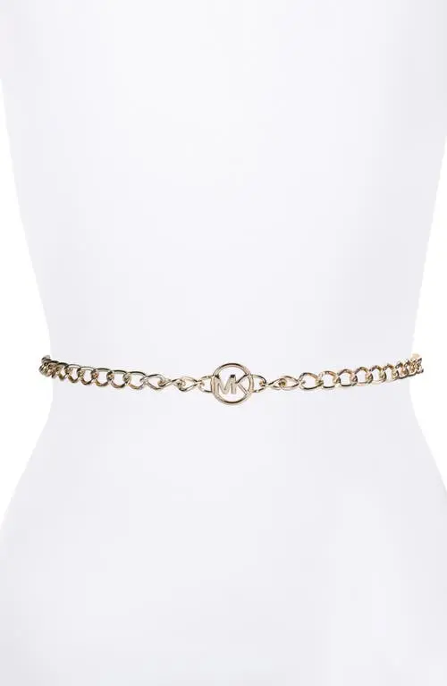 Michael Kors Logo Chain Belt - Gold