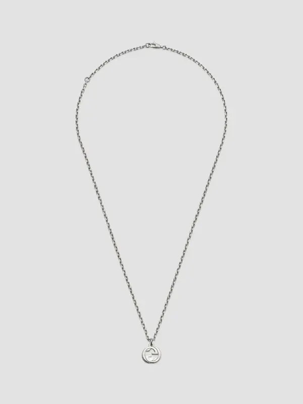 Gucci Interlocking G Sterling Chain Necklace