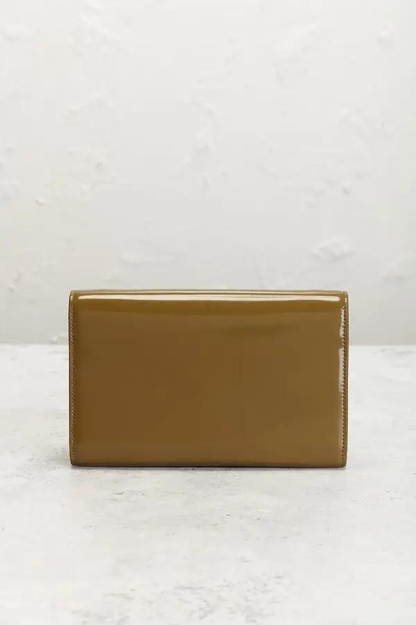 Saint Laurent Wallet On Chain In Tan