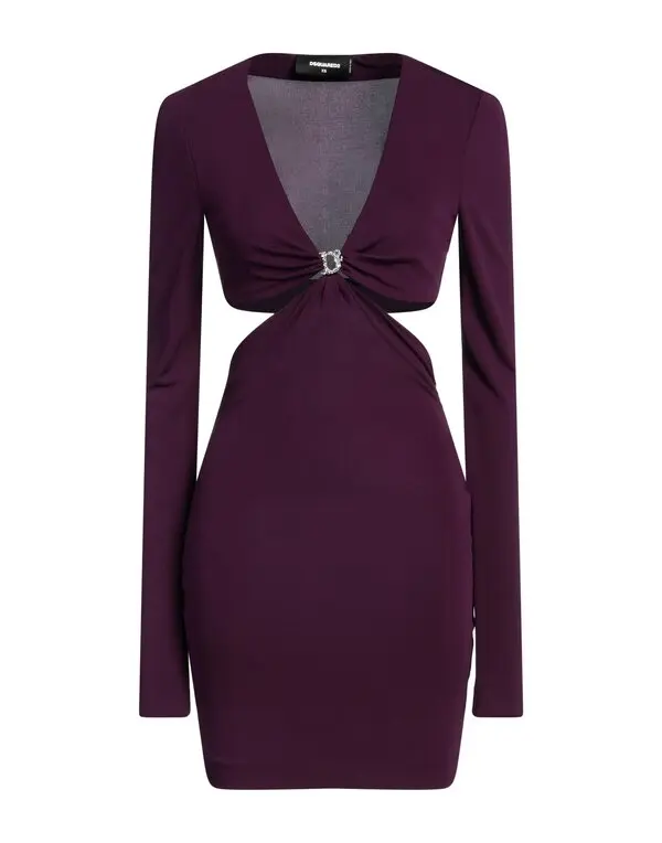 Dsquared2 Mini Bodycon Dress - Plum