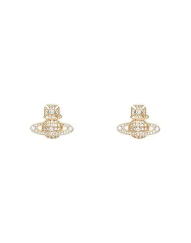 VIVIENNE WESTWOOD Carmela Bas Relief Stud Earrings - Gold