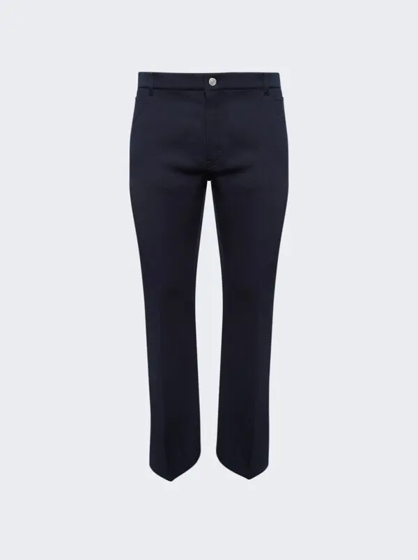 COURRÃ¨GES Courrèges Signature Bootcut Pants - Navy