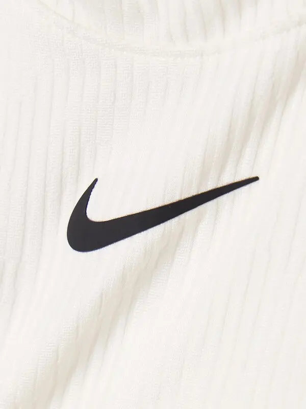 Nike Slam Ribbed Dri-Fit Tennis Dress In White - 50% Off | Editorialist