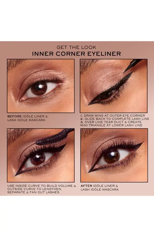 LANCOME Idôle Liner Ultra Precise Felt Tip Liquid Eyeliner Duo $50 Value