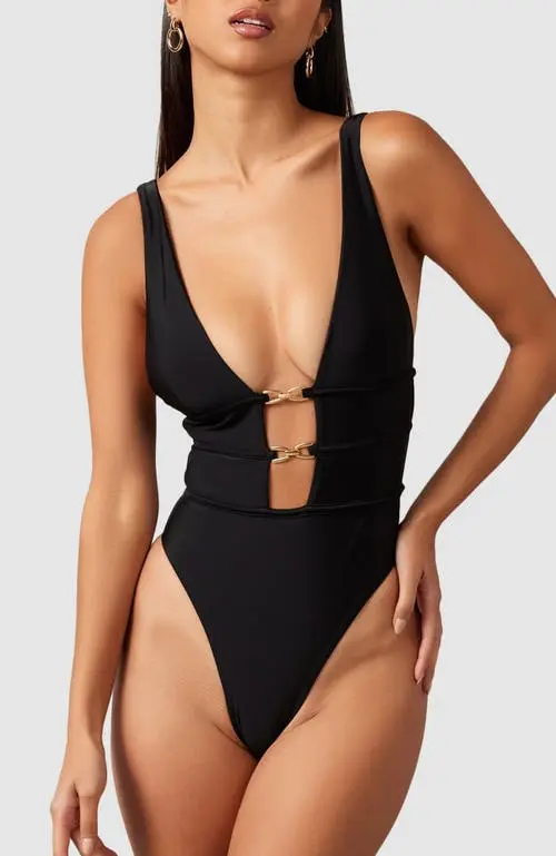 MBM SWIM Zora One-piece Swimsuit - Black