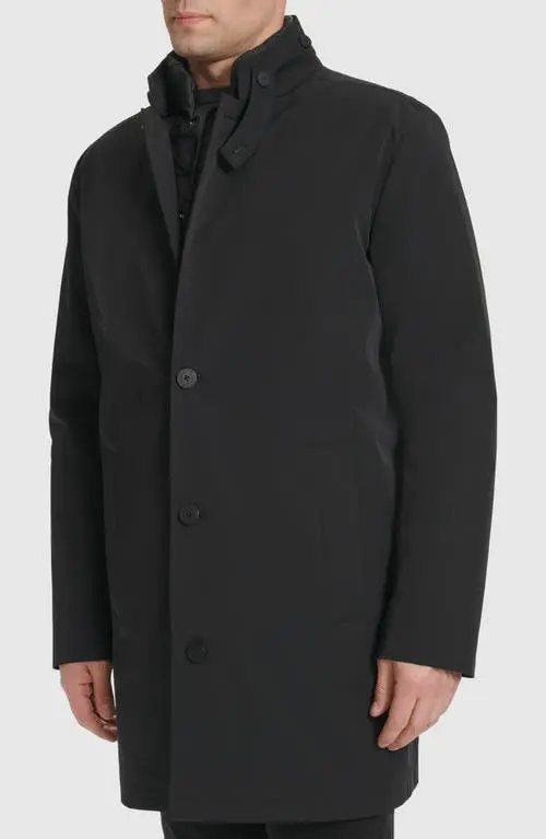 Cole Haan 3-in-1 Water Resistant Rain Coat - Black
