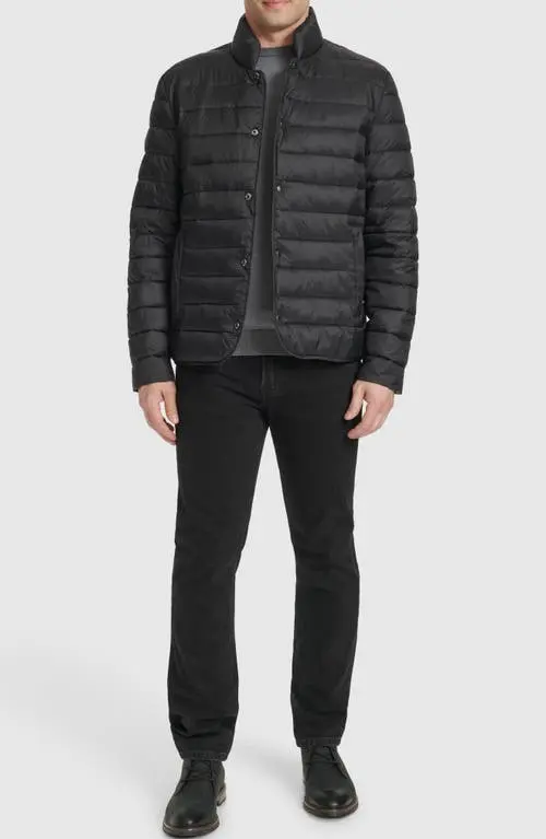 Cole Haan 3-in-1 Water Resistant Rain Coat - Black