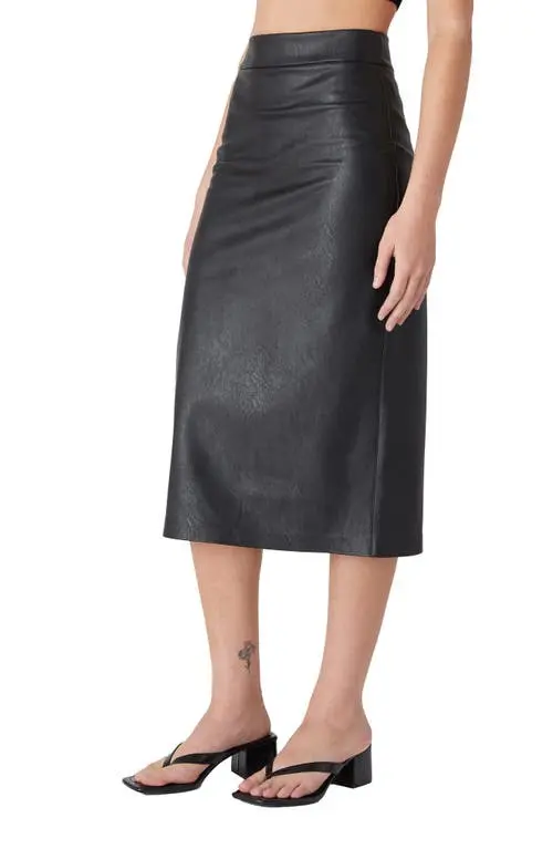 Blanknyc Faux Leather Midi Skirt
