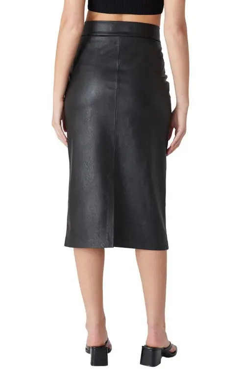 Blanknyc Faux Leather Midi Skirt