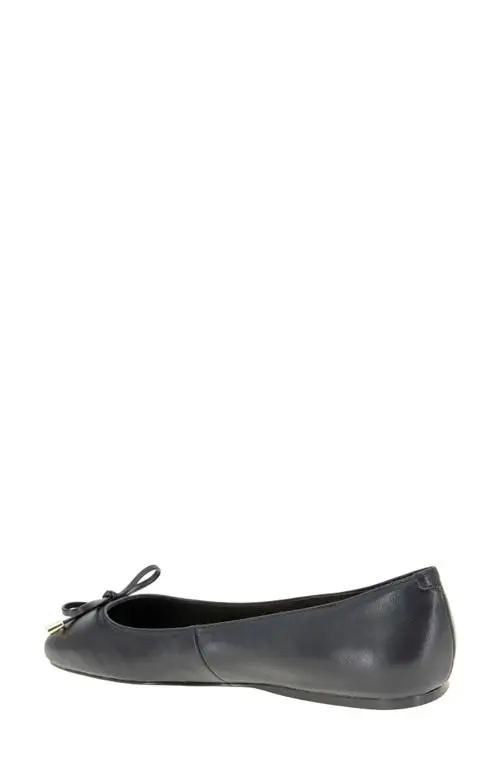 Bcbgmaxazria Hartly Cap Toe Ballet Flat - Black