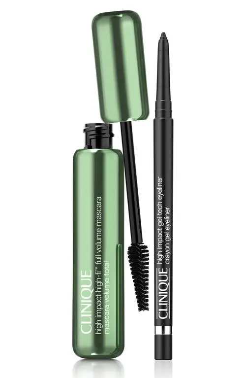 CLINIQUE High Impact Mascara & Eyeliner Set $56 Value