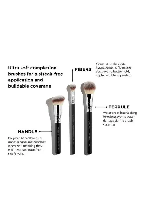 SIGMA BEAUTY Soft Coverage Brush Set $71 Value