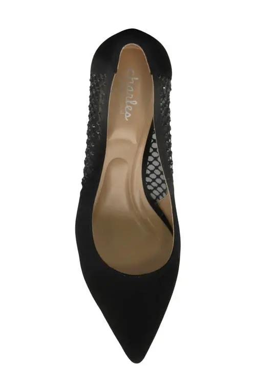 Charles By Charles David Alanna Embellished Pumps - Black