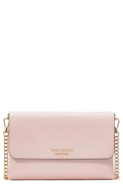 Kate Spade New York Carlyle Leather Wallet On A Chain - Crepe Pink