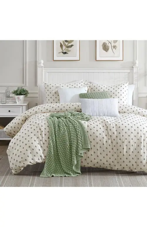 PERI HOME Block Print Gauze Comforter & Shams Set