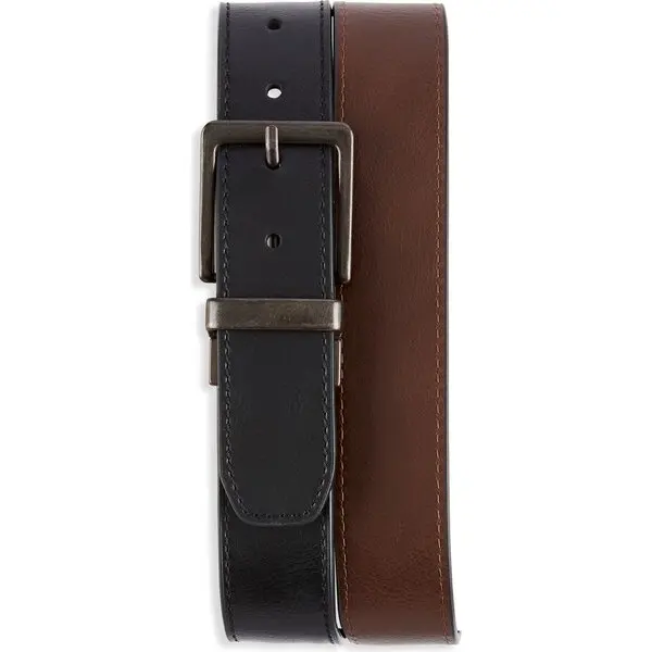 LEVI'S Big & Tall Logo Reversible Belt - Black/brown