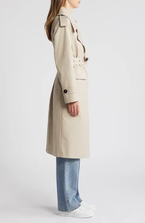 Sam Edelman Belted Trench Coat - Oat