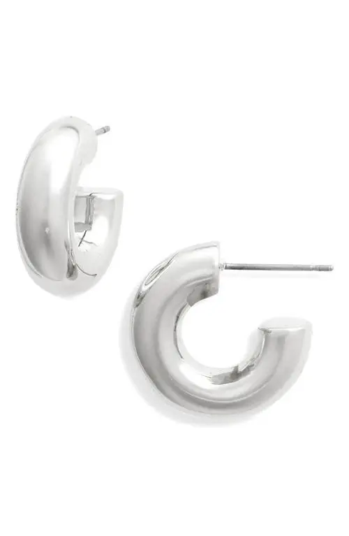 Nordstrom Demi Fine Chunky Hoop Earrings - Sterling Silver Plated