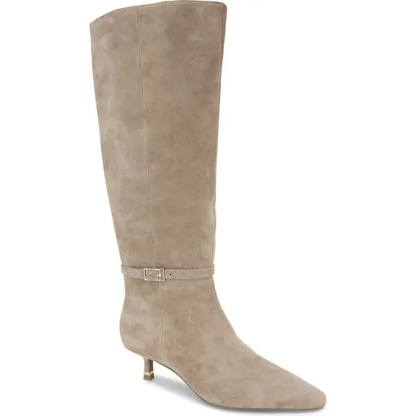 KENNETH COLE Marais Knee High Boot - Taupe Suede