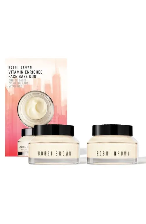 Bobbi Brown Vitamin Enriched Face Base Moisturizer & Primer Duo Set $138 Value - No Color