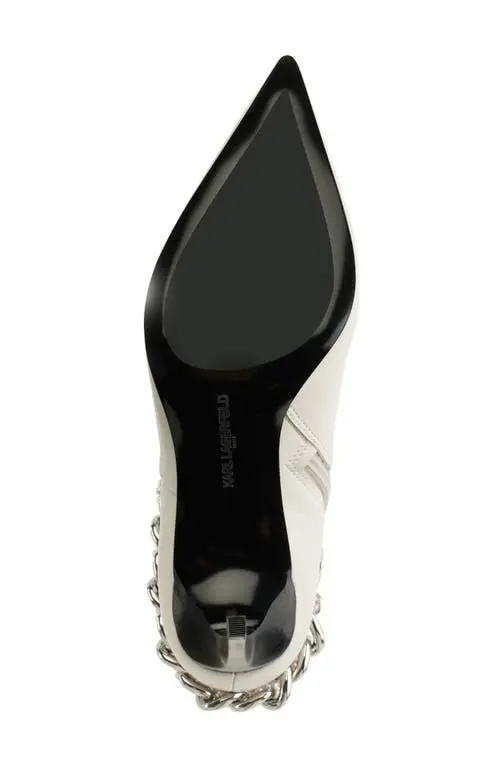 Karl Lagerfeld Paris Samra Chain Ankle Bootie
