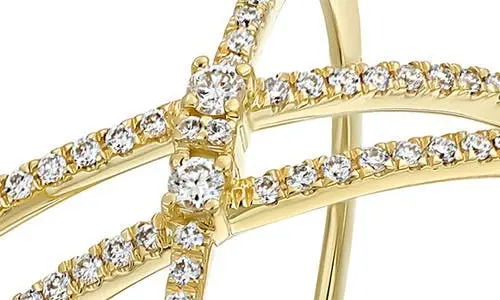 Bony Levy Audrey Crossover Diamond Ring