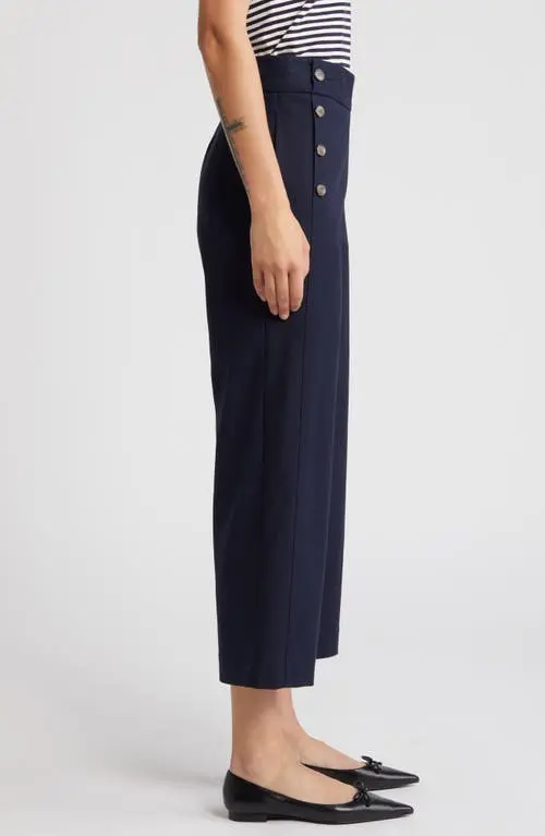 FRAME Sailor Snap Crop Trousers
