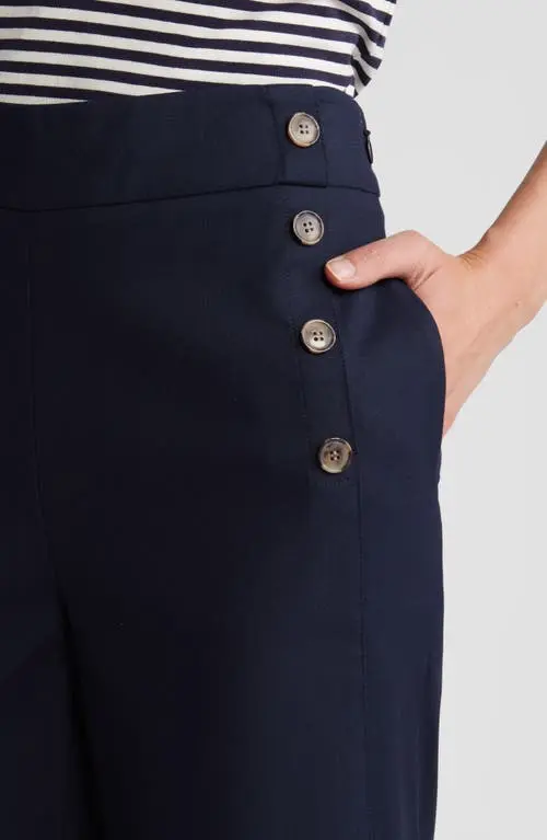 FRAME Sailor Snap Crop Trousers