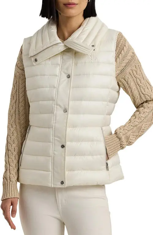 Ralph Lauren Puffer Vest - Cream